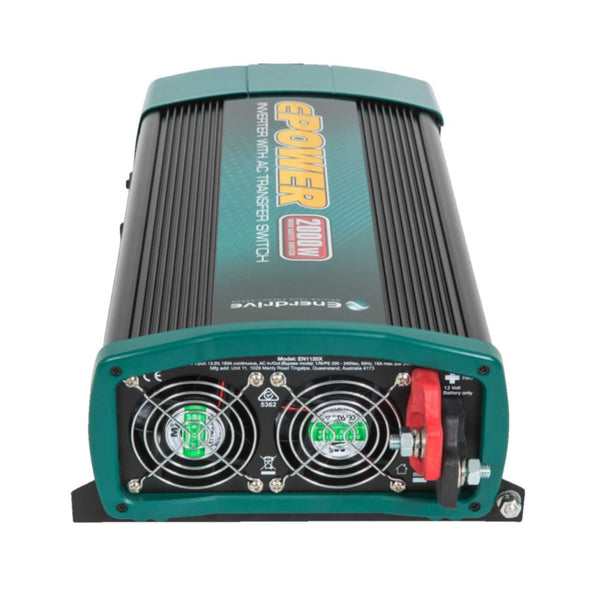 ePOWER 2000W 12V & 24V True Sine Wave Inverter with AC Transfer ...