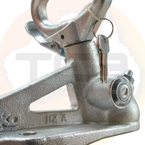 Alko 3.5T Electric Coupling 4 Hole 50mm Ball Lockable with Ratchet Park ...