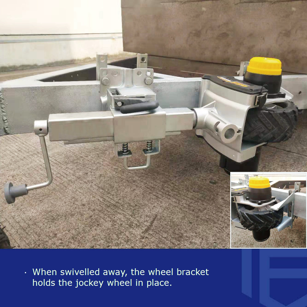 550W Mini Mover Gen 3 PLUS Motorised Jockey Wheel with Swivel Mount 12