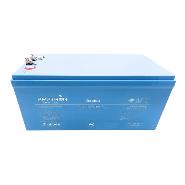 BluEdge 36V 100Ah Smart LiFePO4 Battery | 100A BMS | Bluetooth + CAN Bus