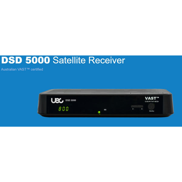 Altech UEC DSD5000 VAST Satellite Receiver 12v DC / 240v AC support