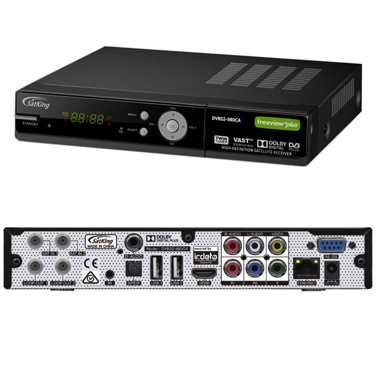 SatKing Vast Satellite TV Receiver Decoder PVR DVBS2-980CA