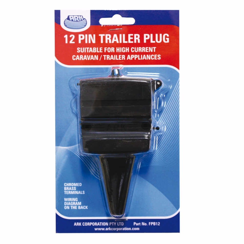 Ark 12 Pin Flat Magnetic Trailer Plug