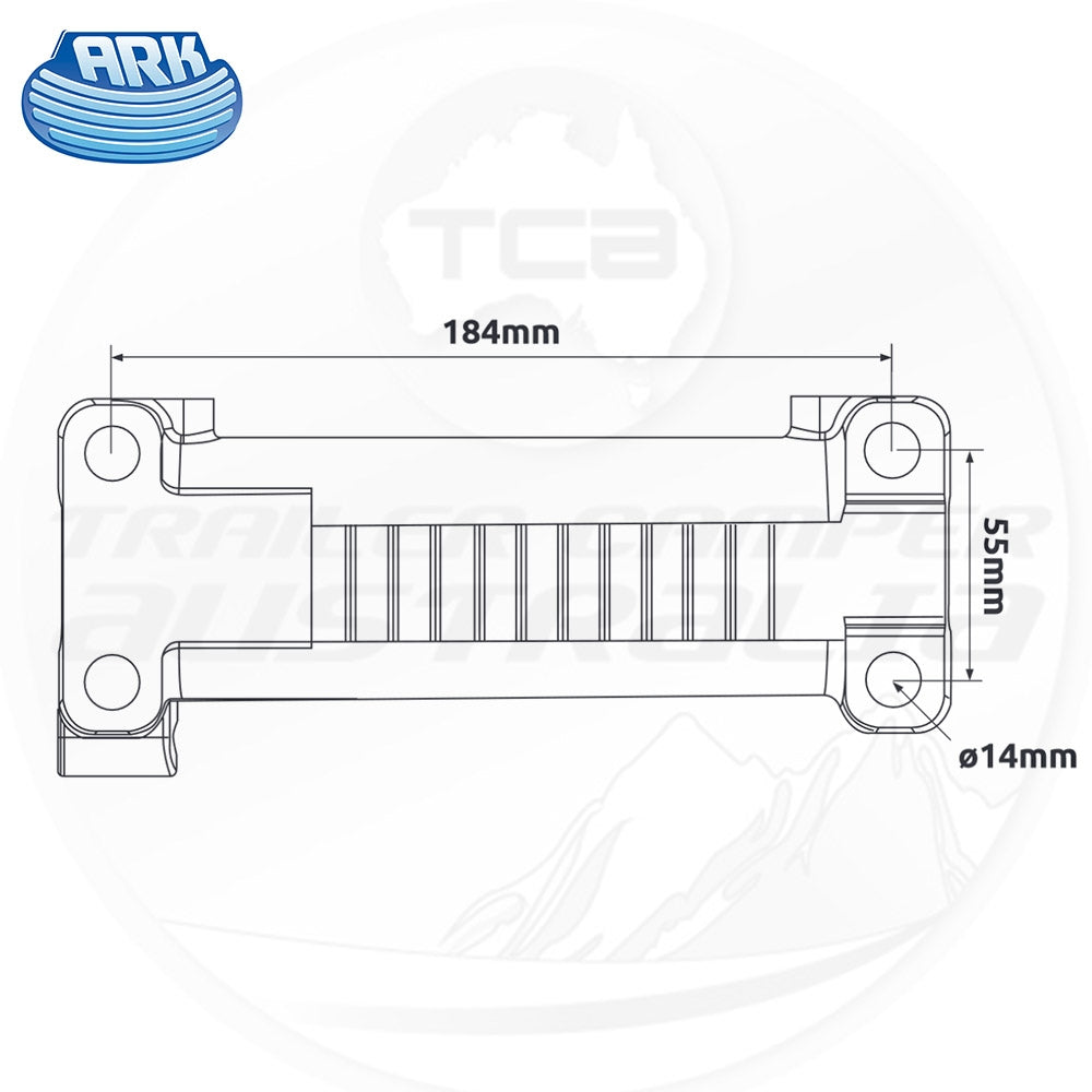 Ark ORXOF50R XO 3.5T Off Road Coupling Caravan kit With Low Profile Tr
