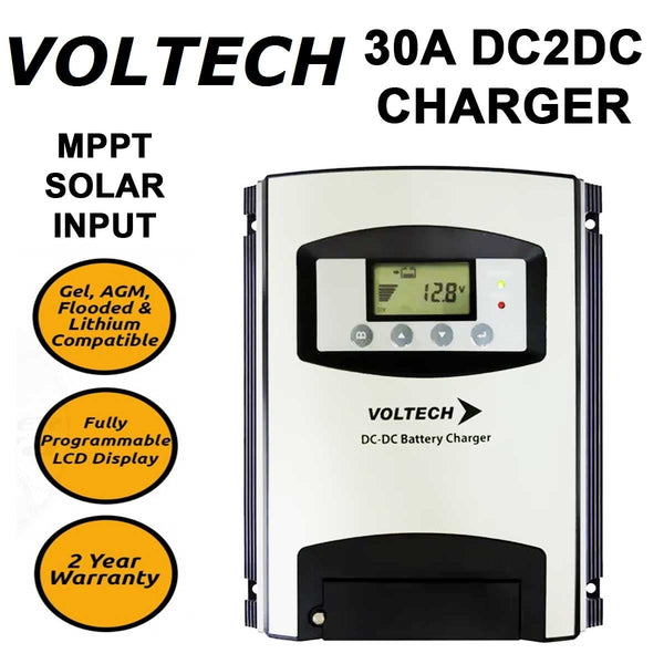 Voltech 10V-50V 30Amp DC to DC Battery Charger Mppt SCM030