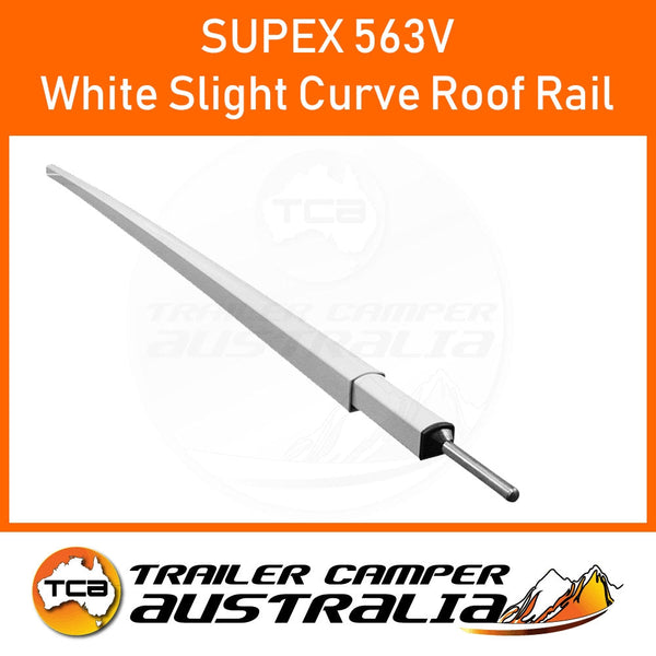 Supex Slight Curve Roof Rail White 563V